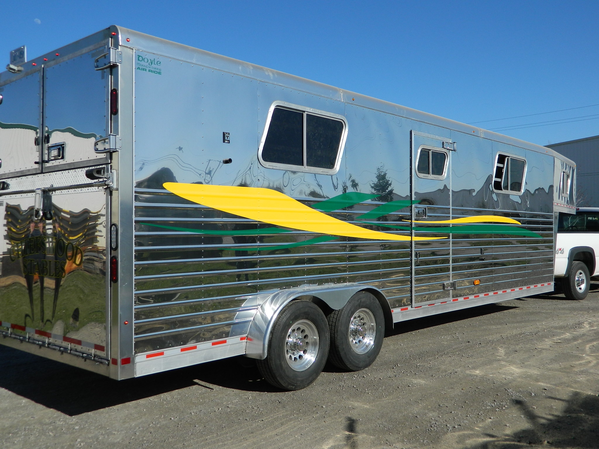 Stainless Steel 4 Horse Gooseneck - DoyleManufacturing.com